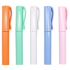 5PCS Multicolor Mini Student Folding Compact Pen Twiggy Scissors, Bonsai And Scrapbook Paper Portable Scissors be useful for Home School Diy Crafts