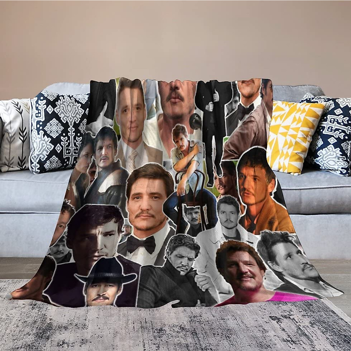 Ultra-Soft Fleece Throw Blanket 3D Fashion Print Pascal Bed Blanket for Couch Sofa Warm Bed Throw Blanket 50"x40"