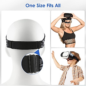 ZyberGears VR Sweat Guard for Meta Quest 2 Quest Pro (3pcs), VR Headset Face Sweat Band for VR Fitness & Workout Games Supernatural Beat Saber