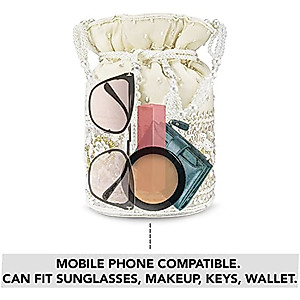 Aheli Indian Potli Bags for Women Evening Bag Clutch Ethnic Bride Purse with Drawstring (P46W)