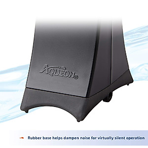 Aqueon QuietFlow Aquarium Air Pump 10, For 2-10 Gallon Tanks, Black