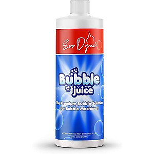 Bubble Solution (32 oz) - Bubbles for Bubble Machine, Made in USA | Premixed Bubble Solution Refill - Non-Toxic Bubble Solution for Parties, Weddings, Birthdays, & More – Outdoor Bubble Juice