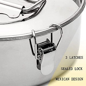 Trjgtas Stainless Steel Flan Mold 60, Compatible with 6 Qt (3 Qt, 8 Qt Avail), Mexican Design