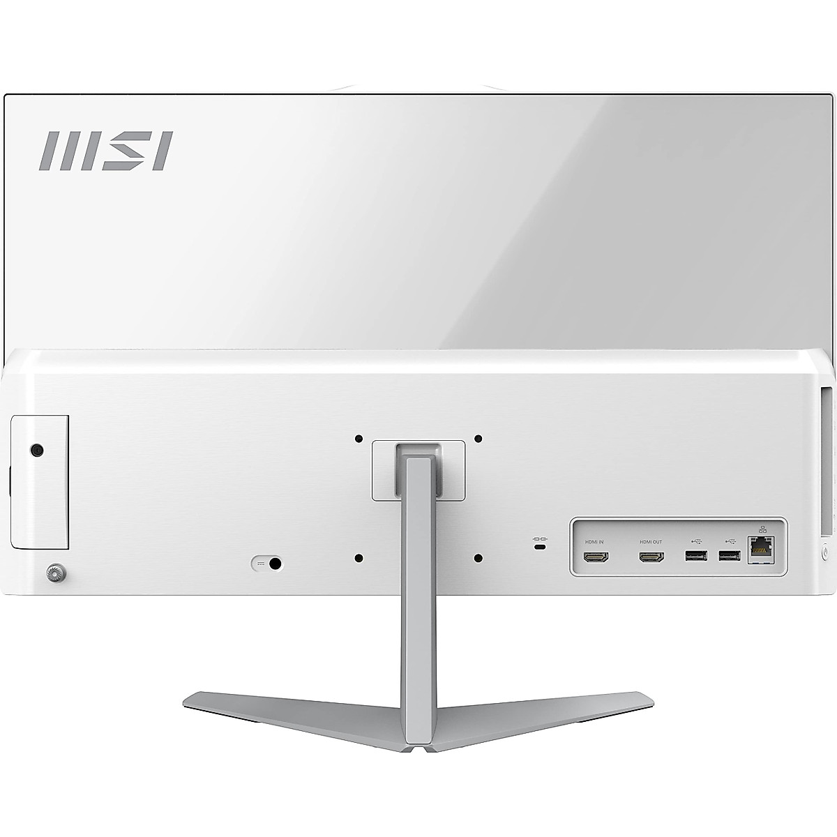 MSI Modern AM242 AIO Desktop, 23.8" FHD IPS-Grade LED, Intel i3-1115G4, 8GB Memory, 256GB SSD, WiFi 6, BT 5.1, White, Windows 11 Home (11M-892US)