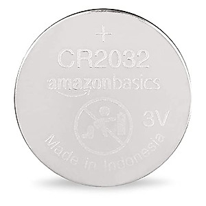 Amazon Basics 4 Pack CR2032 3 Volt Lithium Coin Cell Battery