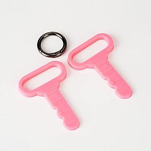 LUAATT Replacement Key for Little Tikes Cozy Coupe,2 Pack Toy Truck Car Personalized Key,Gift Key to Kids(Pink)
