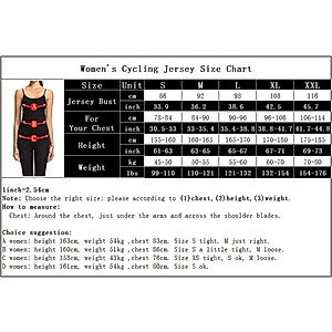 Cycling Jersey Women, Bike Jersey Shirts Quick Dry Short Sleeve Ladies Bicycle Tops