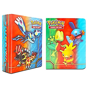 pokeball Pokemon Binders for Cards Bundle ~ 6 Pack Assorted Pokemon Album Card Holder, Each Holds 60 Cards Plus Door Hanger | Pokemon Card Carrying Case, Mini