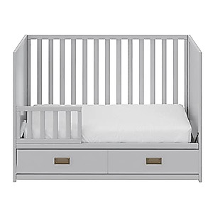 Little Seeds Haven Toddler Guard Rail, Dove Gray