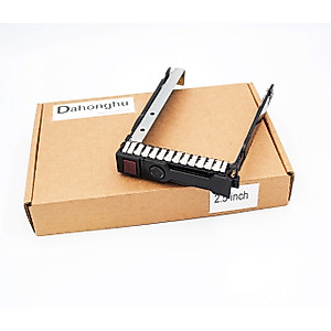 2.5" SFF SAS SATA SSD Hard Drive Carrier Tray Caddy 651687-001 651699-001 for HP Proliant ML350 DL360p DL380P DL160 Gen8 G8 Gen9 G9 with 4 Mounting Screws