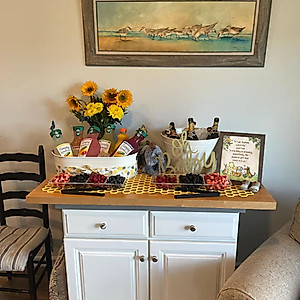 8 x 10 Inch Winnie Baby Shower Centerpiece Classic Pooh Quotes Table Sign Decor Cute Adding For Mommy-To-Be Party Kids 1 St Birthday Favors