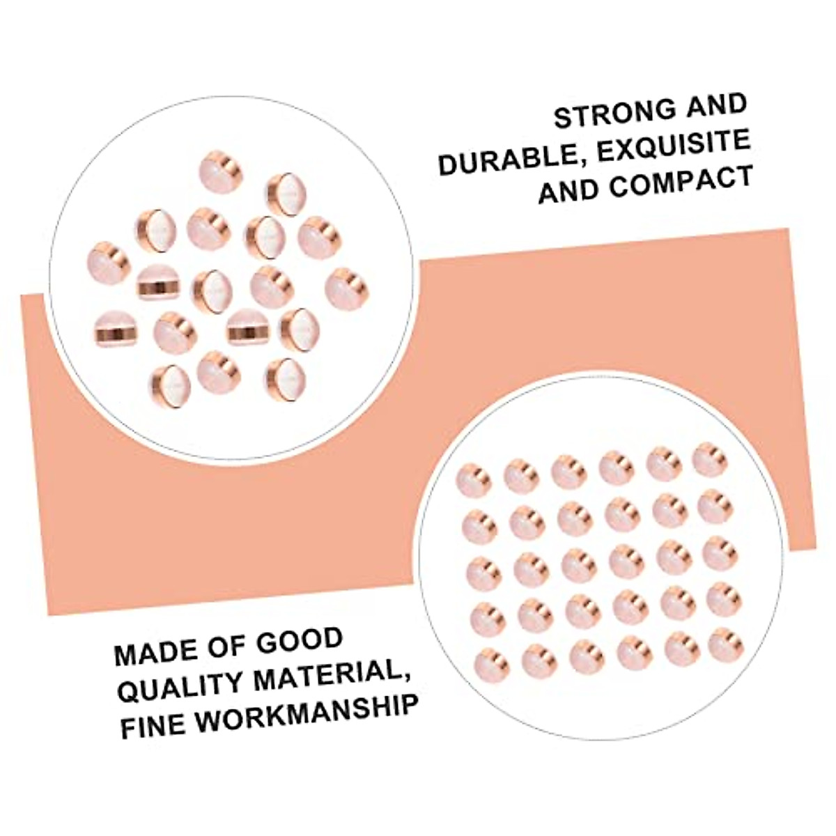 VILLCASE 90 pcs Hamburger earplugs Clear Earrings Secure Earring Backs Earrings Back Clip Safety Earring Backs Jewelry Earring Stoppers Ear Plugs Silicone Jacket Perforation Silica Gel