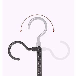 GMLSD Household Storage Rack,Rotatable Storage Rack,Portable Multi-Function Hanger F/Black/As Shown