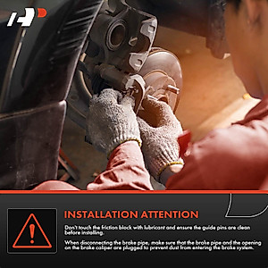 A-Premium Rear Disc Brake Caliper Assembly Compatible with Select Ford and Lincoln Models - Expedition 97-02, For F-150 97-03, For F-250 97-07, Lobo 01-04, Blackwood 02-03, Navigator 98-02, Town Car