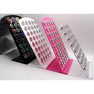 Ladieshow Acrylic Snap Button Jewelry Display Board for Larger Size 12mm 18mm 20mm Button