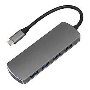Naroote Docking Hub Hub, Durable Type-C to HDMI 8 in 1 Desktop for Computer
