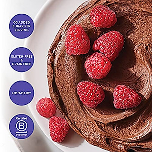 King Arthur Baking Keto Cake Mix, Chocolate, 2g Net Carbs 0g Added Sugar Per Serving, Low Carb & Keto Friendly, 9.25oz, White