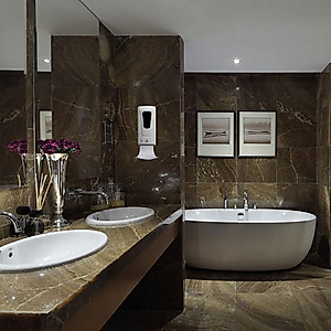 Cabilock 2Pcs Plastic Water Tray foaming soap Dispenser soap Dispenser drip Catcher soap Dispenser Bracket soap drip Catcher Plastic Tray Hotel Droplet Trays Spray soap Holder abs White