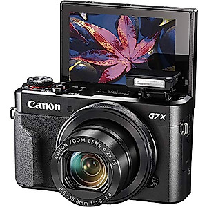 Canon PowerShot Digital Camera G7 X Mark II with Wi-Fi & NFC, LCD Screen, and 1-inch Sensor - (Black) 11 Piece Value Bundle