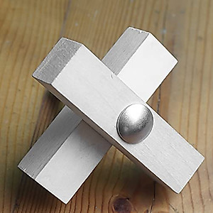 Abimars Stainless Carriage Bolt 5/16"-18 x1", Cup Square Carriage Bolt & Nut & Washers (Pack of 10)