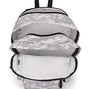 JanSport Laptop Backpack - Computer Bag with 2 Compartments, Ergonomic Shoulder Straps, 15” Laptop Sleeve, Haul Handle - Book Rucksack - Summer Fields