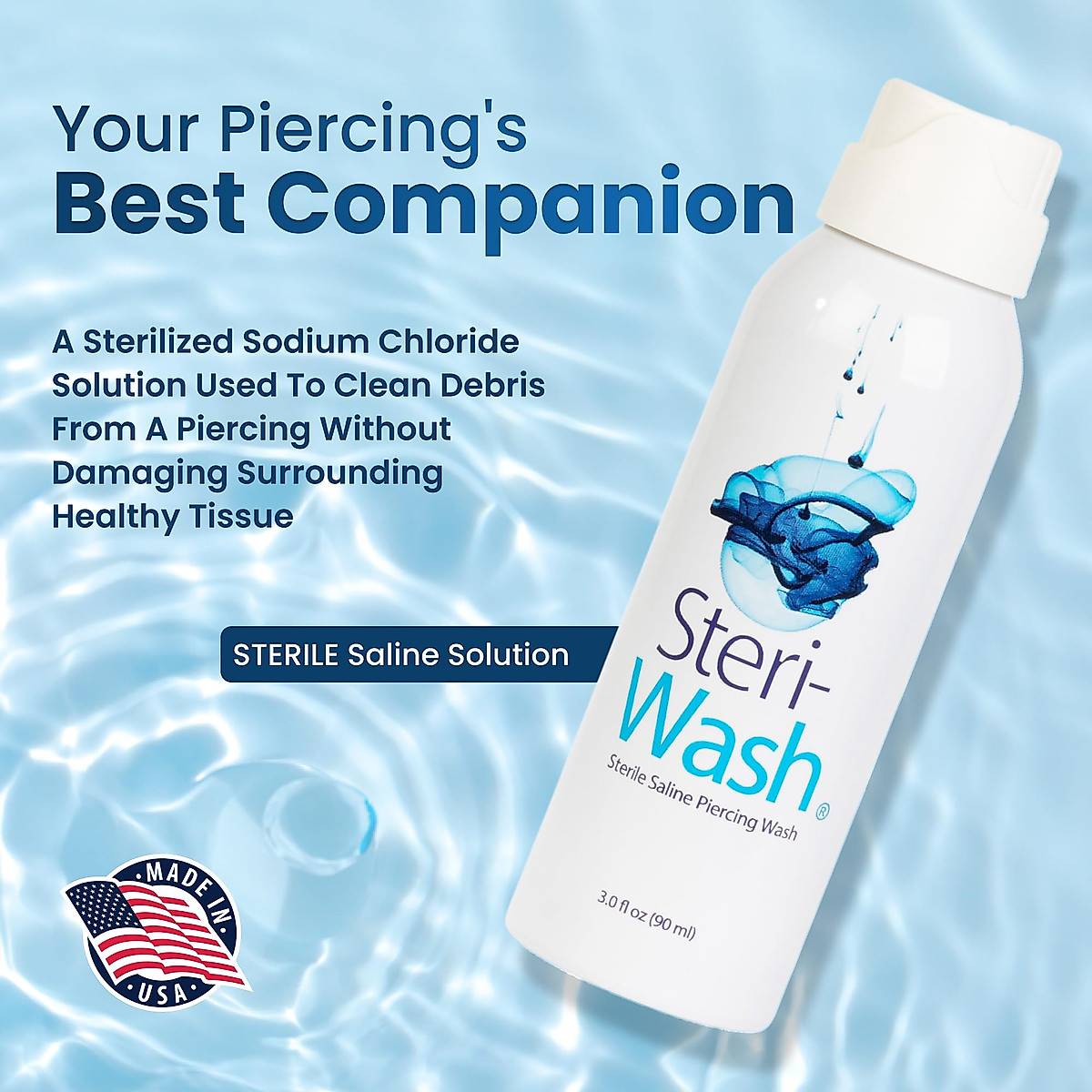 Steri-Wash® Aftercare Piercing Spray 3 oz