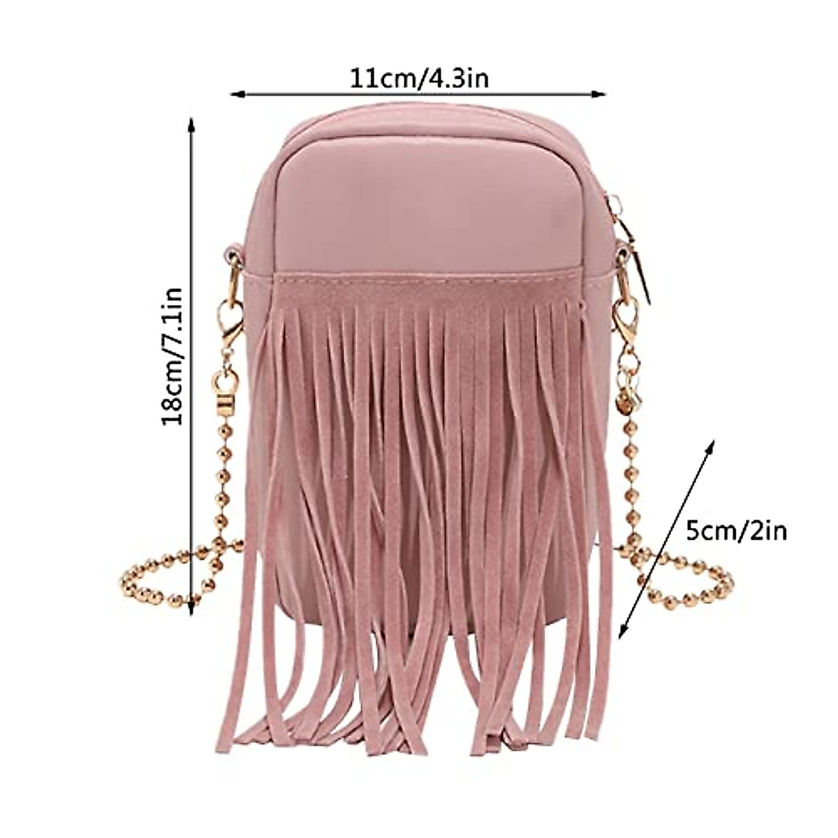 Satchel Bags for Women Crossbody Leather Shoulder Classic Small Capacity Leather Messenger Bag Chain Strap Clutch Bags, Brown
