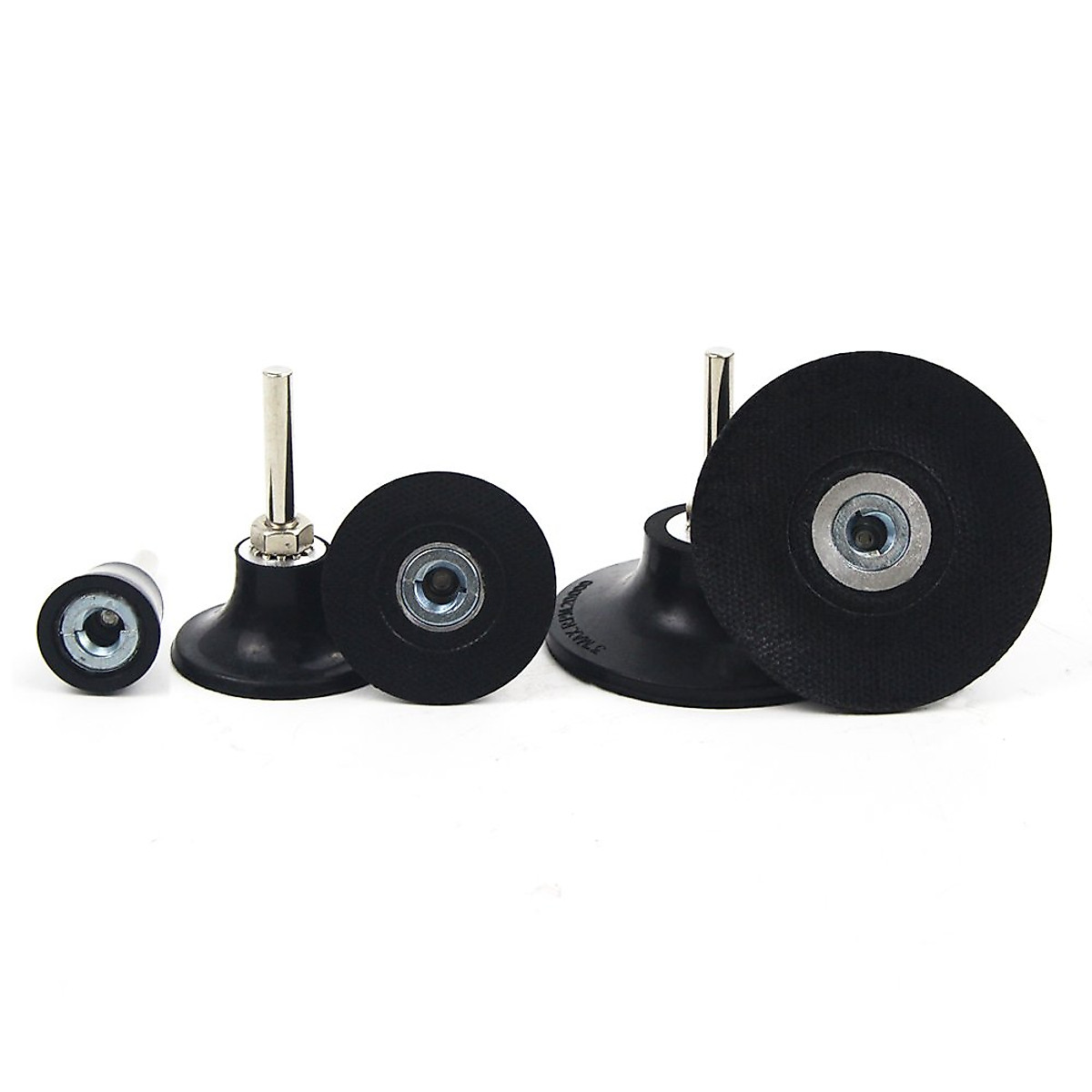 Coceca 5 Pack Roloc Disc Pad Holder, Universal Quick Change 2 Inch 3 Inch and 1 Inch Roloc Disc Holder with 1/4" Shank for Die Grinder Accessories Polishing Round Rotating Tools