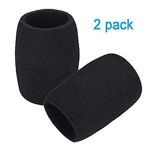 Pop Filter Compatible with Shure BETA 87A - Microphone Foam Covers for BETA 87C, SM87A, SM86, SM85 Mic Like A85WS by YOUSHARES (2pcs)