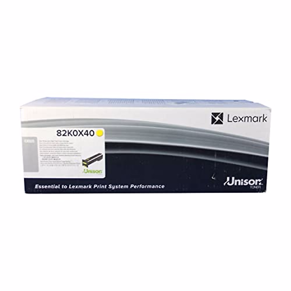 Lexmark Extra High Yield Yellow Toner Cartridge, 22000 Yield (82K0X40)