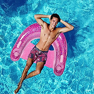 Poolcandy Orchid Glitter Sun Chair Jumbo 48"