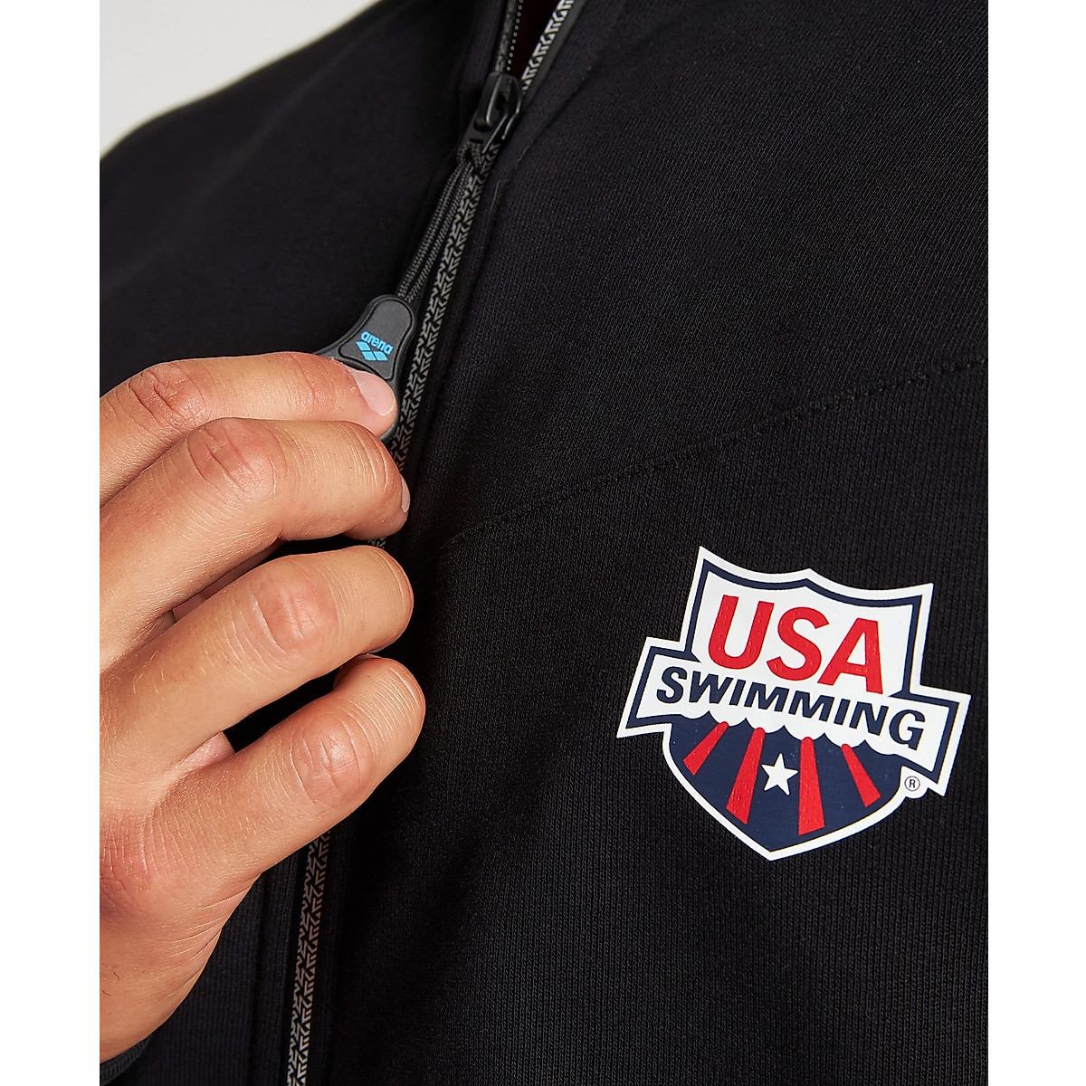 Arena womens Arena 2020 Hooded Full Zip Unisex Active Workout Jacket, Black, Medium US