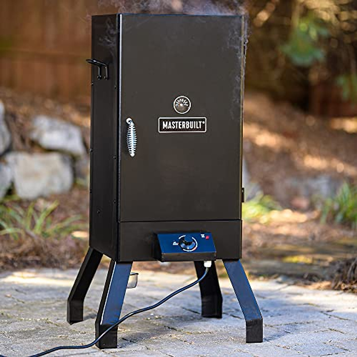 Masterbuilt MB20077618 Analog Electric Smoker with 2 Smoking Racks, 30 inch, Black