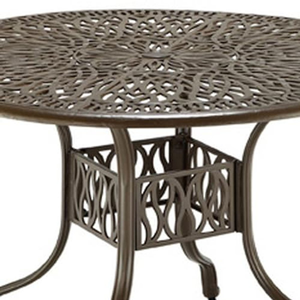 homestyles 6659-32 Outdoor Dining Table, 48Lx48Dx29H, Taupe
