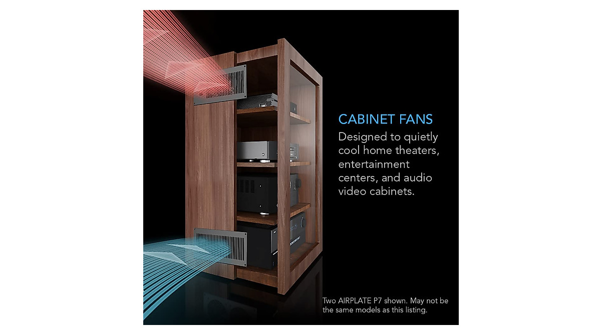 AC Infinity AIRPLATE P7: Quiet Cabinet Cooling Fan System