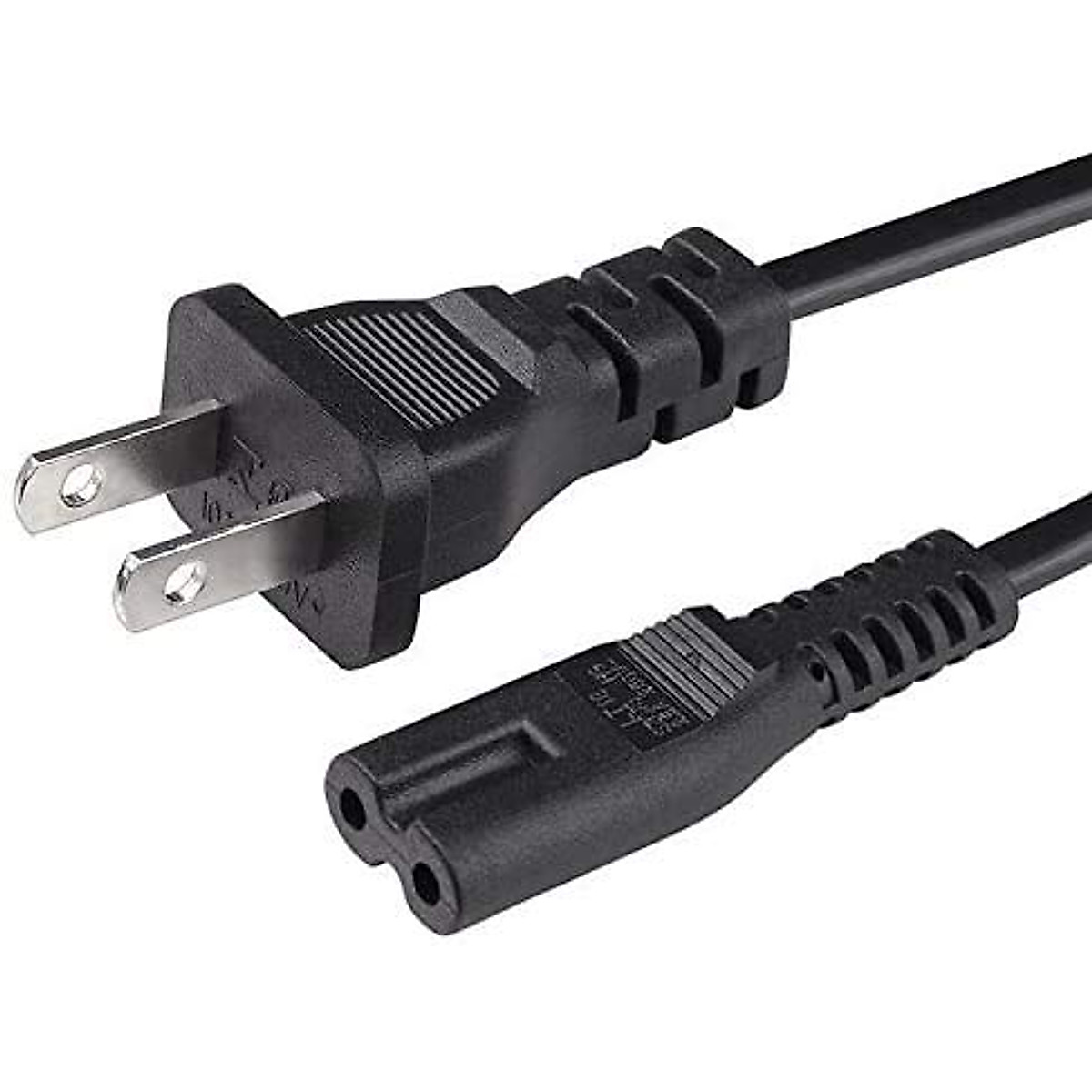 NiceTQ Replacement Us 2-prong Port Ac Power Cable Cord for Sony Playstation 4 Ps4