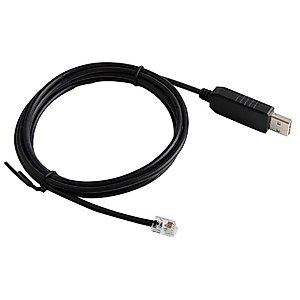 Usangreen USB to RJ9 RJ10 4P4C FT231XS RS232 Interface Handbox Control Cable for Meade 505 ETX-90 ETX-105 ETX-125 LXD75 LX80 LX90 497 AutoStar Audiostar (Length:3.2FT)