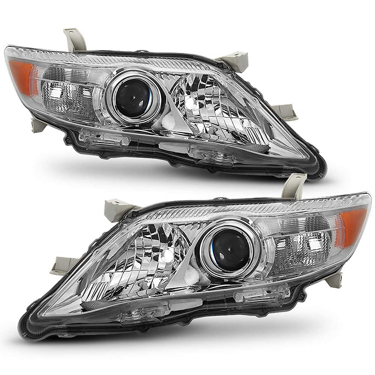 ACANII - For Replacement US Built Model 2010-2011 Toyota Camry Projector Headlights Headlamps Driver + Passenger Side