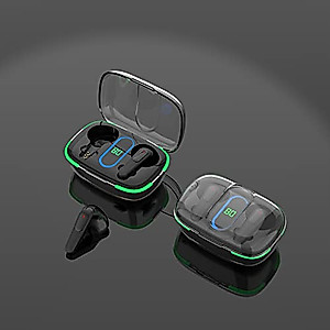 Bilukmi Wireless Bluetooth Earbuds Wireless Earbuds Bluetooth 5.3 Digital Display Noise-Canceling Bluetooth Headset Outdoor Outdoor Sports Headset