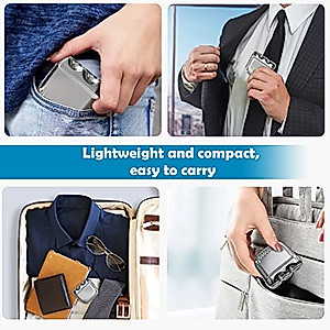 Mini Portable Travel Shaver for Men - Pocket Size Small USB Type C Electric Razor Wet & Dry, Face Washable Professional Shaving, Mens Rechargeable Cordless Waterproof Compact Shave