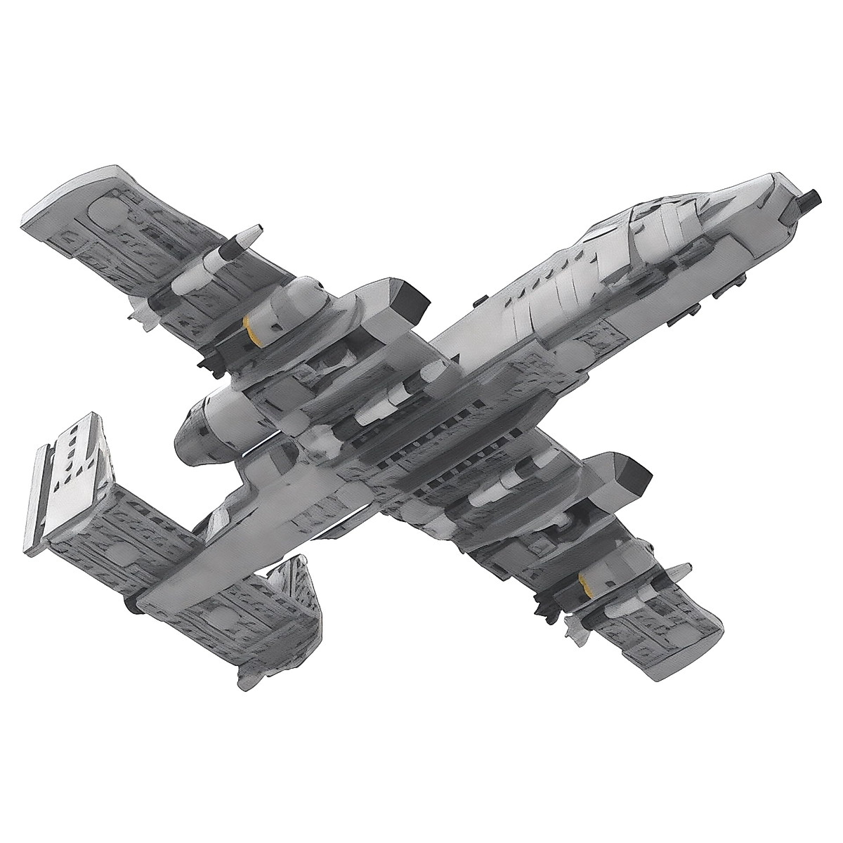 General Jim's A-10 Warthog Military Building Block Bricks Set US Air Force Military Fighter Jet A10 Plane