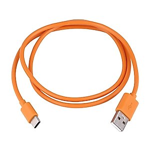 Replacement USB Charger Charging Cable Cord for Ring Enabled Ring Video Doorbell 2/3/Plus / 4 (2020 Release) Power Cord, Peephole Cam,Doorbell Pro,Doorbell 2 3 Camera Battery Charging Cable (Orange)