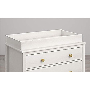 Little Seeds Monarch Hill Poppy Changing Table Topper, Ivory Oak