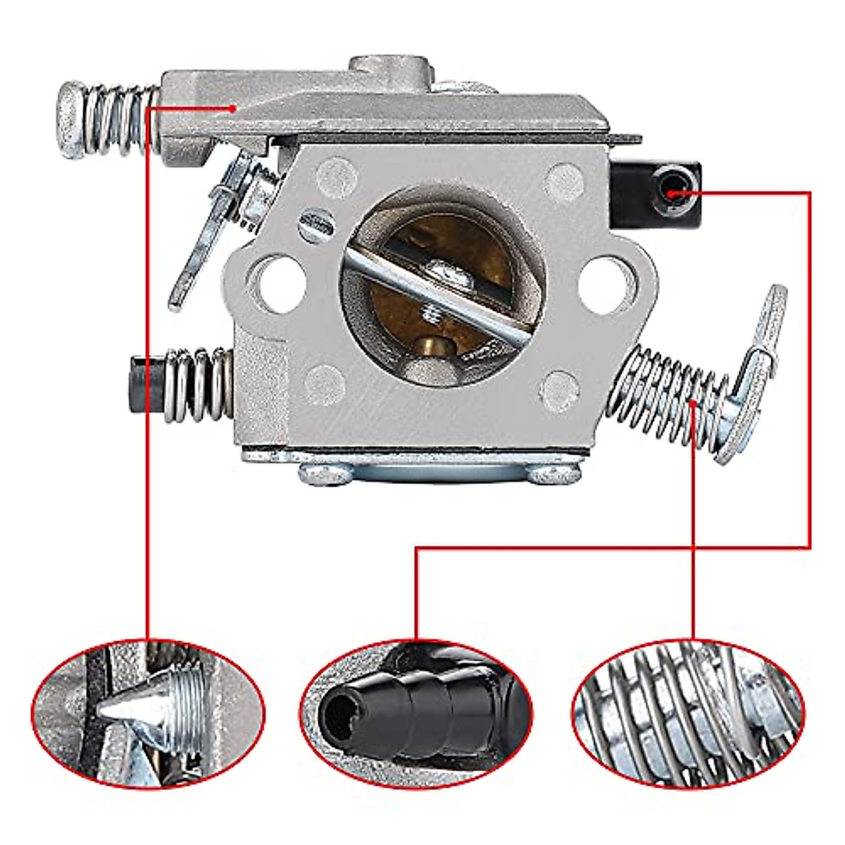Milttor MS 250 Carburetor Fit Sthil 021 023 025 MS210 MS230 Chainsaw with 1123 160 1650 Filter Replace WT286