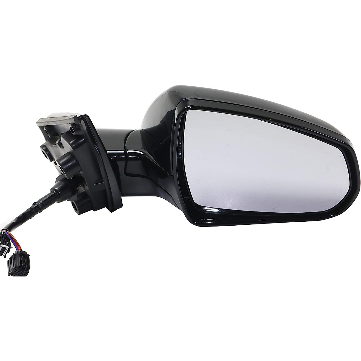 Kool Vue Driver & Passenger Side Power Heated Mirrors for Cadillac SRX 2010-2012 Power Fold With Memory Paintable For Models Without Etched Warning