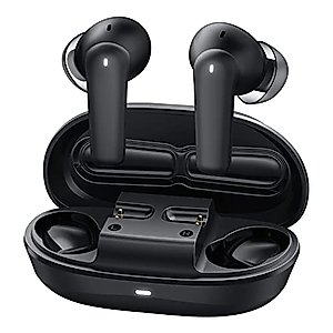 Active Noise Cancelling Wireless Earbuds, 40H &4 Microphone Call Noise Cancelling Bluetooth 5.2 Earubds, Light Weight Wireless Charging Case Wireless Earphone, Deep Bass IPX7 Touch Control Headphones