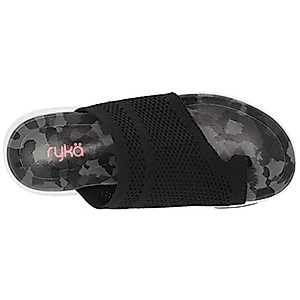 Ryka Women's Desi Sandal Black Marbled 7 M