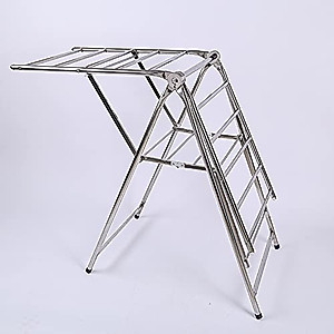 LTLGHY Rack Clothes Foldable, Laundry Drying Rack for Indoor Outdoor,Easy Storage Clothes Drying Rack, Free of Installation Garment Rack
