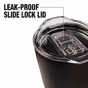 Logovision Looney Tunes Marvin The Martian Moon & Back Stainless Steel 20 oz Travel Tumbler, Vacuum Insulated & Double Wall with Leakproof Sliding Lid | Great for Coffee/Hot Drinks and Cold Beverages