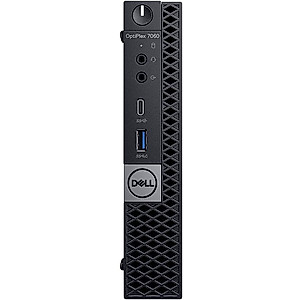 Dell Optiplex 7060 Micro MFF Desktop PC Intel i7-8700T 6-Cores 2.40GHz 16GB DDR4 New 512GB M.2 NVMe WiFi BT HDMI New KB & Mouse Windows 10 Pro (Renewed)